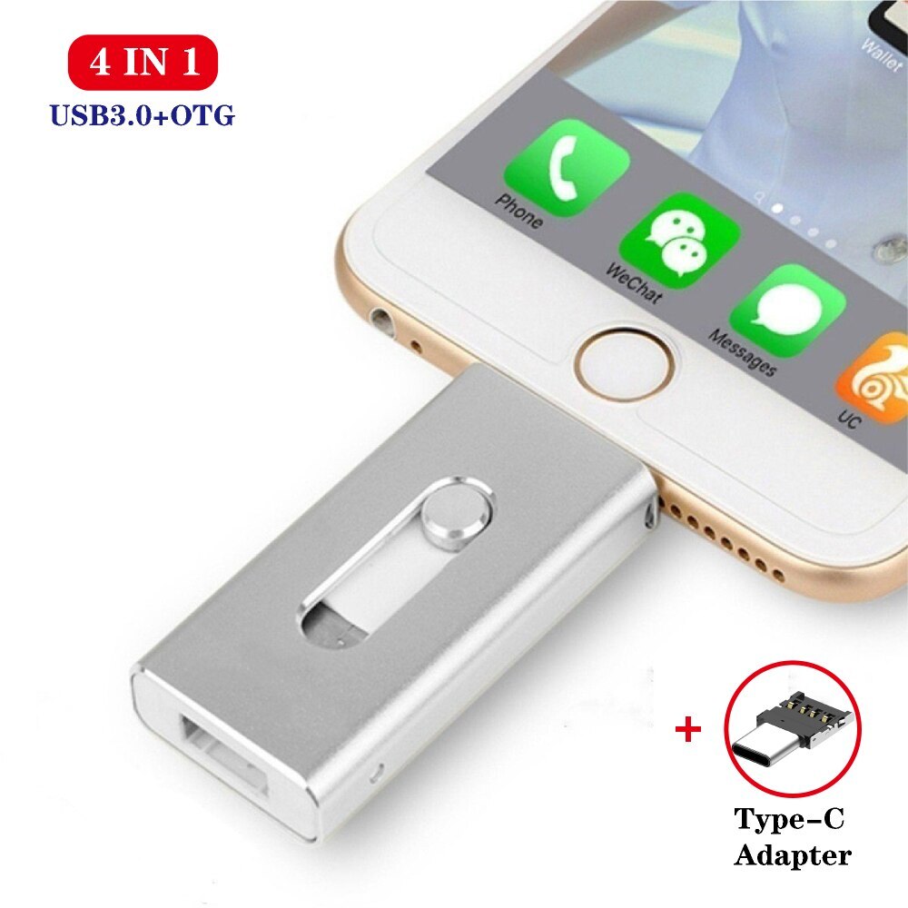 ⚡3 in 1 Flash Drive, Portable High Speed USB 3.0 Memory Storage, OTG ...